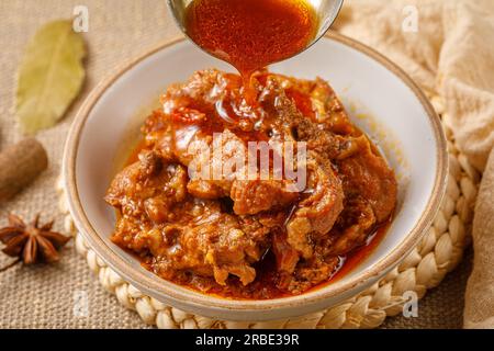 Chinese Recipe: Big Bone in brown source，Braised Big Bones Stock Photo ...