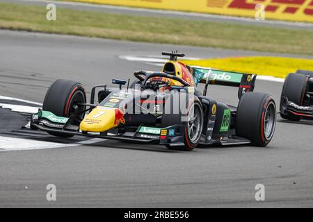 HAUGER Dennis (nor), MP Motorsport, Dallara F2 2024, portrait, podium ...