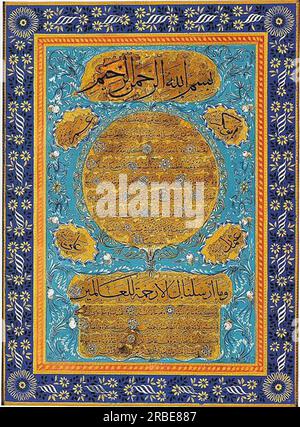 Hilye by Hafiz Osman Stock Photo - Alamy