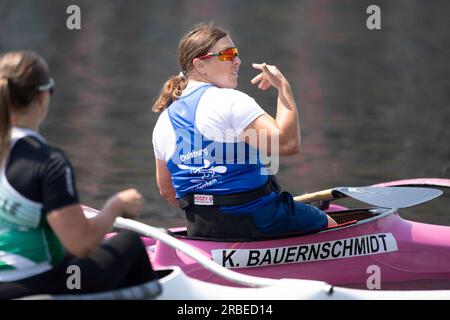 Katharina BAUERNSCHMIDT (WSV Niederrhein Duisburg), winner, gold medal ...