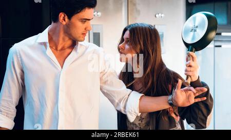 GABRIEL GUEVARA and NICOLE WALLACE in MY FAULT (2023) -Original title ...