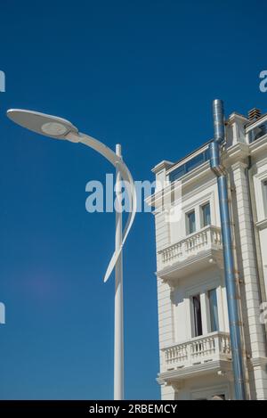 Road pole for efficient public lighting Stock Photo - Alamy