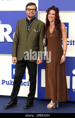 Claudio Gregori mit Ehefrau Nicoletta Fattibene beim Photocall ...