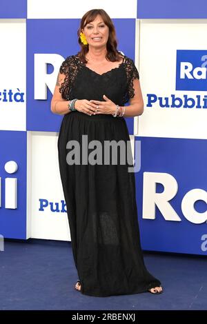 Monica Caradonna beim Photocall 'Palinsesti Rai 2023-2024' im Centro di produzione Rai di Napoli ...