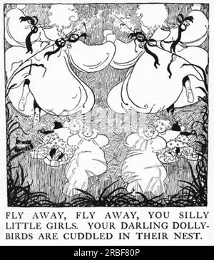 Illustration from Arabella & Araminta Stories 1895 by Ethel Reed Stock ...