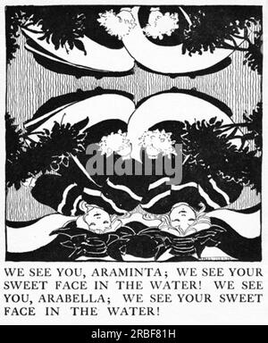 Illustration from Arabella and Araminta Stories 1895 by Ethel Reed ...