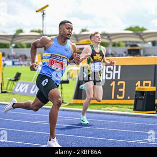 Tade OJORA in the 110m Hurdles in the Wanda Diamond League at the ...