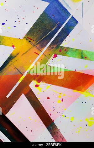 Paint on Gather Canvas: Abstract Art with Red, Orange and Yellow Hues ...