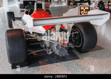 White Italian Formula Three Car Dallara F380 from the 1980s Stock Photo ...