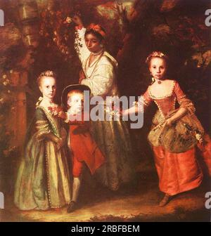 Joshua Reynolds - Children Edward Hollen Cruttenden Stock Photo - Alamy