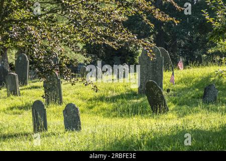 The Old Burying Ground in Groton, Massachusetts Stock Photo - Alamy