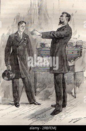 Story Le Rubis Du Grand-lama by Edouard Riou Stock Photo - Alamy