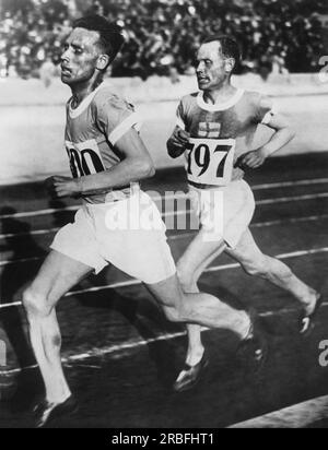 Paavo Nurmi, the Finnish athlete, won the 10,000-meter race at the 1920 ...