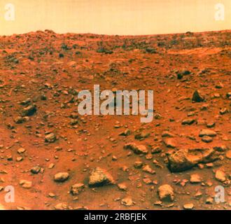 Viking Lander 1 Martian Surface Stock Photo - Alamy