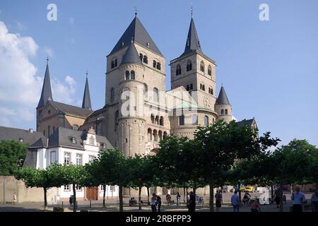 Trier Cathedral, Germany 1200 by Romanesque Architecture Stock Photo ...
