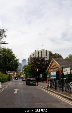 A Straight Street in London Stock Photo - Alamy