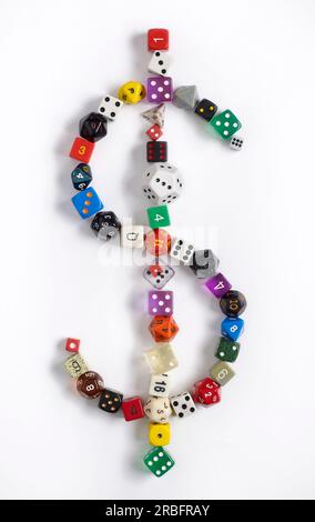 ¥ yen dice Stock Photo - Alamy