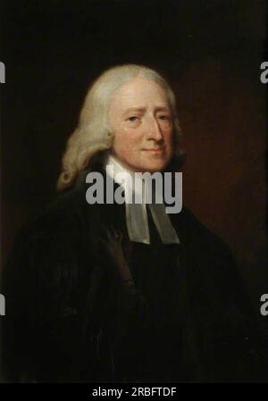 This portrait of John Wesley by George Romney depicts the influential ...
