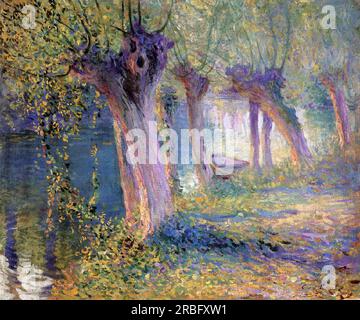 River Epte, Giverny 1910 by Guy Rose Stock Photo - Alamy