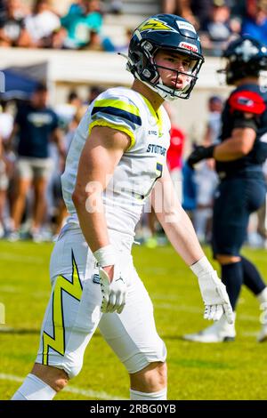 WR # 14 Louis Geyer /Stuttgart Surge Stock Photo - Alamy