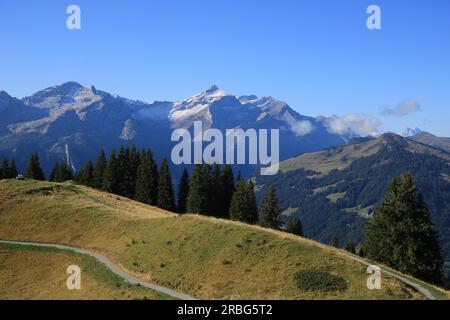 Snow capped Mount Oldehore Stock Photo - Alamy