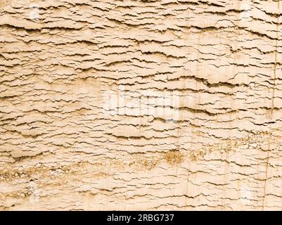 Compressed sand texture on a construction site. Useful as background of ...