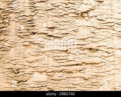 Compressed sand texture on a construction site. Useful as background of ...