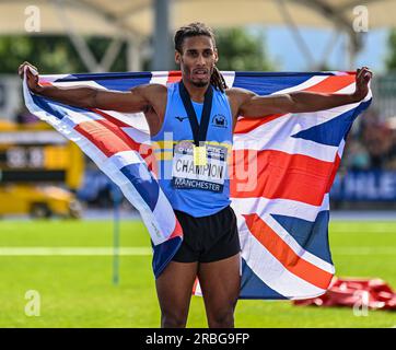 Alex Haydock-Wilson in action as he competes in the Men's 400m Final ...