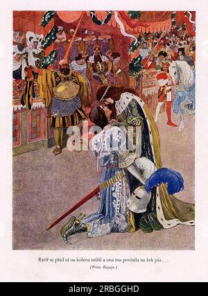 Illustration for Božena Němcová's Fairy Tales by Artuš Scheiner Stock ...