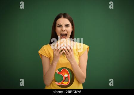 Improper nutrition can lead to heartburn or other gastrointestinal ...