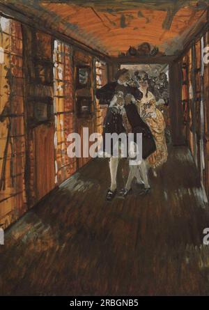 The Grand Eagle Cup by Valentin Serov is a depiction of an elegant ...