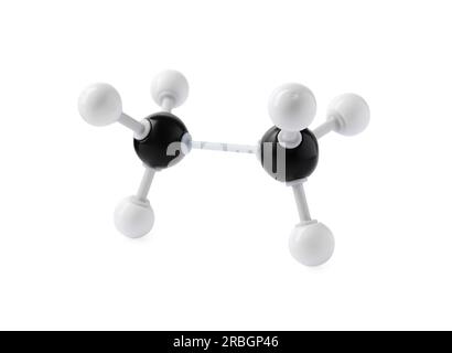 Molecule of alcohol isolated on white. Chemical model Stock Photo - Alamy
