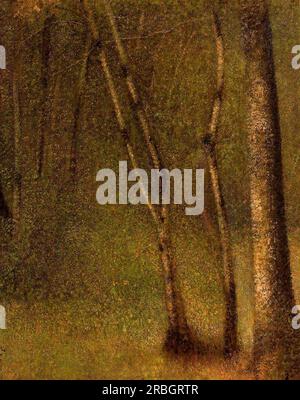 The Forest at Pontaubert, 1881 Stock Photo - Alamy