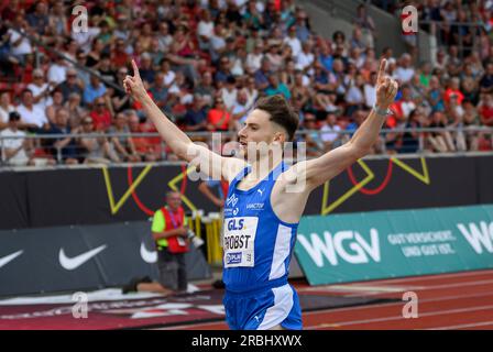 Marius Probst (TV Wattenscheid 01) auf dem Weg zum Deutschen Meistertitel ?ber 1500m der M?nner ...