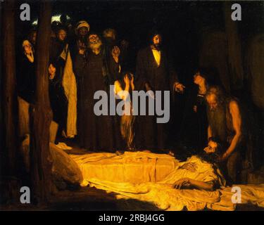 'The Resurrection of Lazarus' by Henry Ossawa Tanner depicts the ...