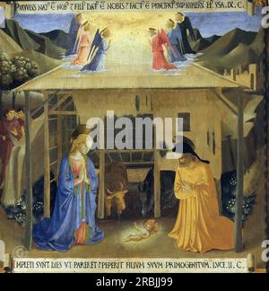 Fra Angelico – 04. Nativity Stock Photo - Alamy