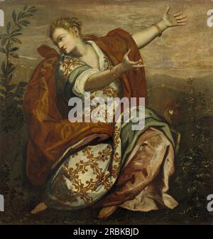 This painting, Allegory of Vigilance by Domenico Tintoretto, portrays ...