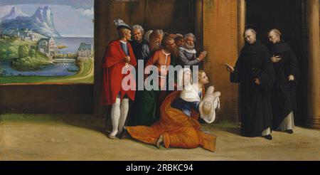 Saint Nicholas of Tolentino Reviving a Child Garofalo (Benvenuto Tisi ...