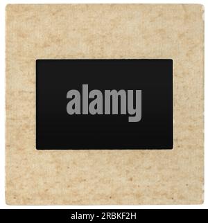 Blank 35mm Photographic Slide Mounts isolated on white background ...