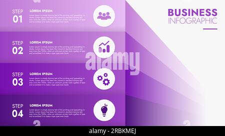 Infographic template for presentations and features data visualization ...