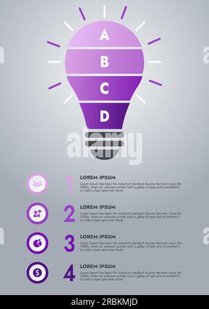 Infographic template for presentations and features data visualization ...