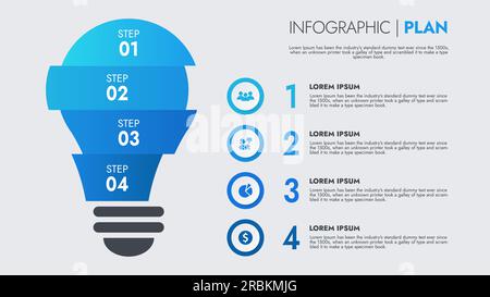 Infographic template for presentations and features data visualization ...