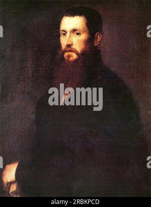 Daniele Barbaro by Titian Stock Photo - Alamy