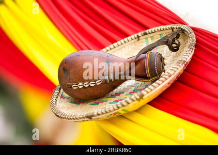 Calabash gourd decoration setup Stock Photo - Alamy