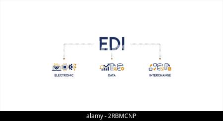 EDI icon, Electronic Data Interchange vector Stock Vector Image & Art - Alamy