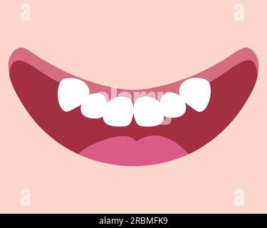 cartoon smiling tooth Stock Vector Image & Art - Alamy