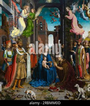 Jan Gossaert - The Adoration of the Kings Stock Photo - Alamy