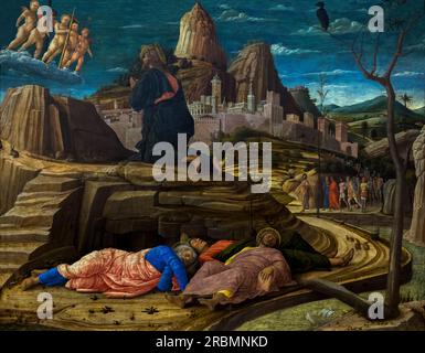 Agony in the Garden, Andrea Mantegna, circa 1458-60 Stock Photo - Alamy