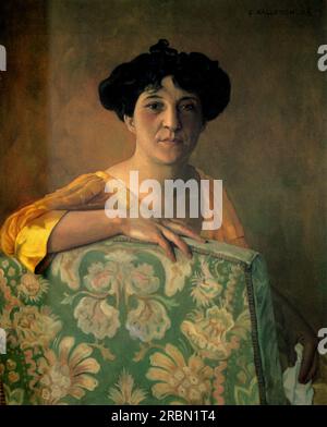 My portrait 1908 by Felix Vallotton Stock Photo - Alamy