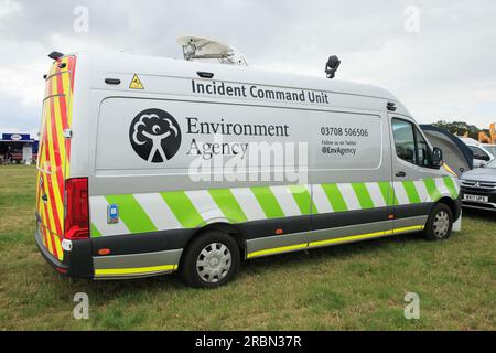 Environment Agency Incident Command Unit Stock Photo - Alamy